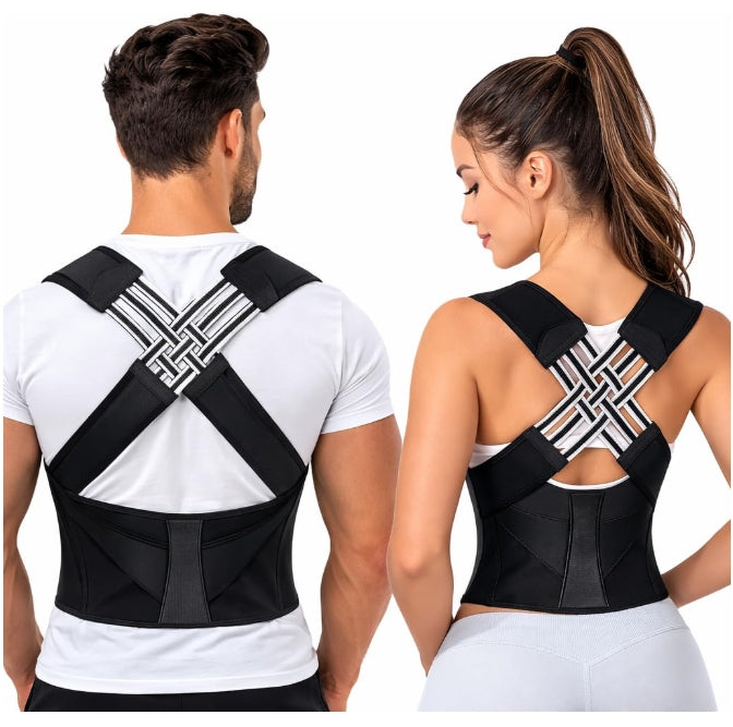 Back Posture Corrector Belt for Men & Women – Adjustable, Invisible ...